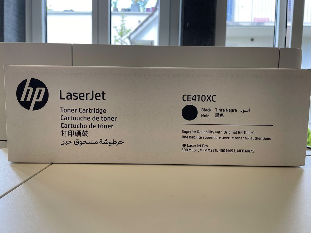 HP CE410XC Original LaserJet Tonerkartusche Black (Neu und ...