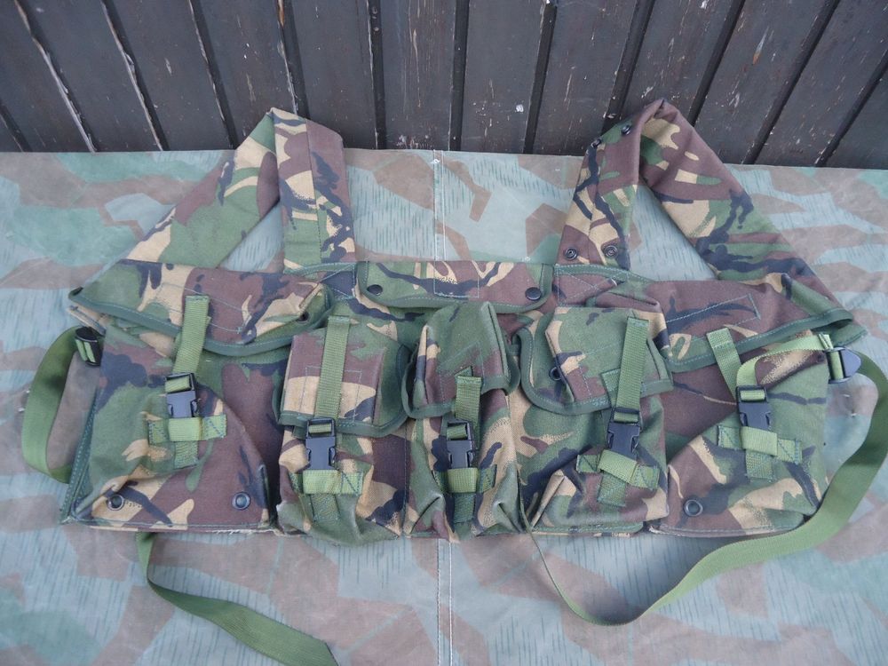 GB Army Gurtbandolier IRR-Chest-Rig DPM tarn (Neu (gemäss Beschreibung ...