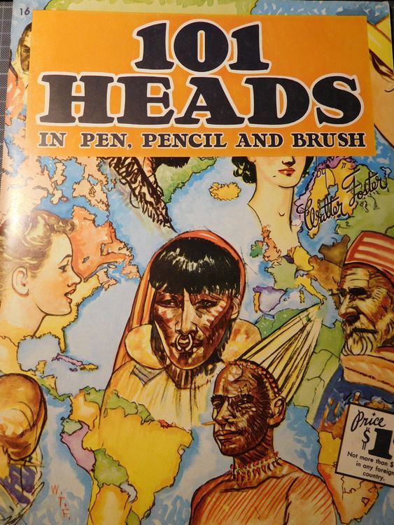 Zeichnen Köpfe: 101 Heads, W. Foster, Pen, Pencil, Brush | Acheter sur Ricardo