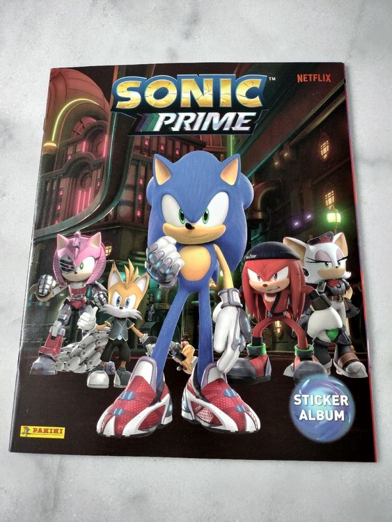 Sonic Prime Panini Netflix - Sticker Album (Neu und originalverpackt ...
