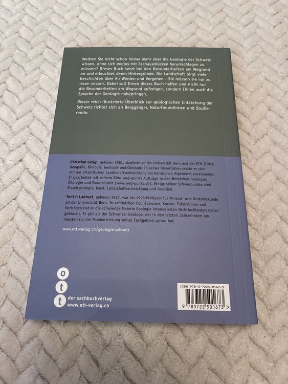 Geologie der Schweiz von Christian Gnägi | Kaufen auf Ricardo