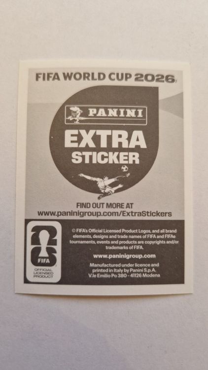 Panini FIFA 2026 Extra Sticker Bronze Erling Haaland (Neu (gemäss ...