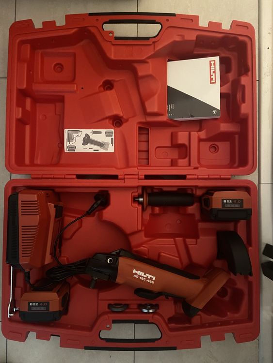Meuleuse D’Angle/Akku-Winkelschleifer Hilti AG 125 A22 neuve (Neu und originalverpackt) in ...