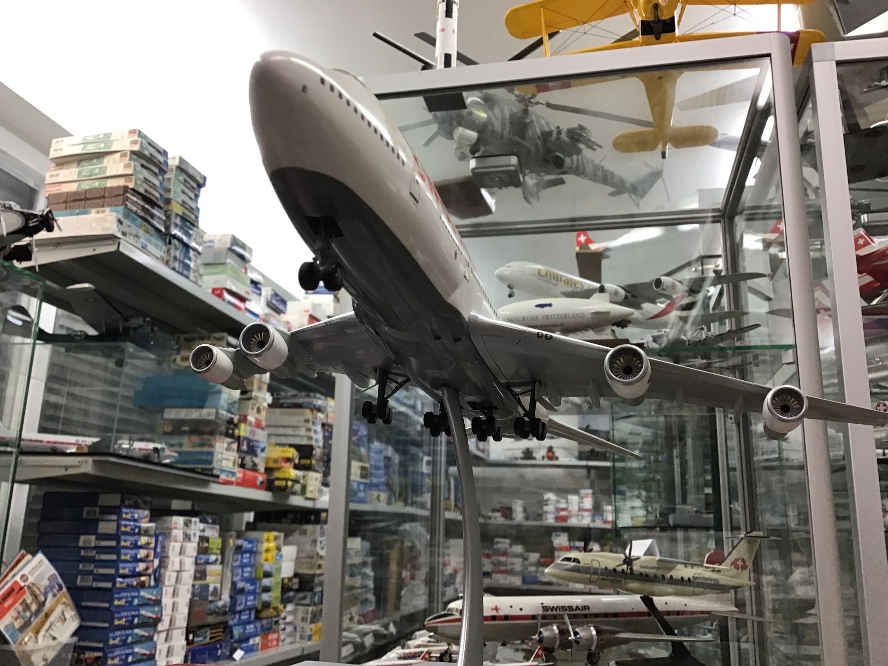 Swissair Boeing 747-300 HB-IGE im Massstab 1:200 Rarität (Gebraucht) in ...