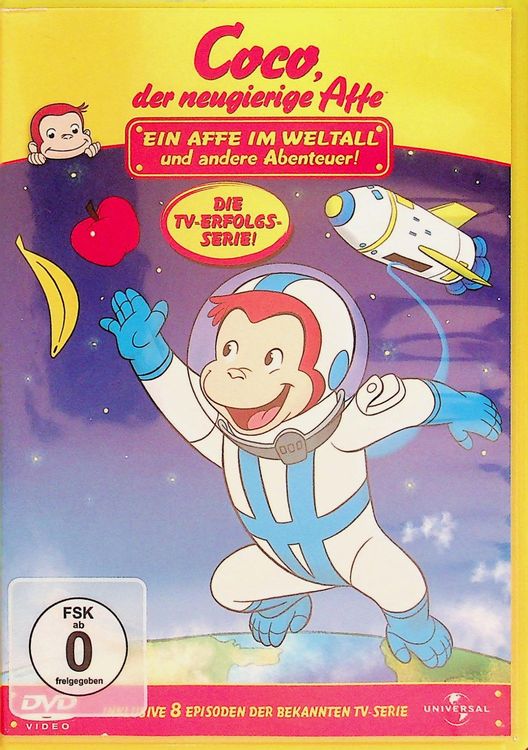 DVD Coco der neugierige Affe / Ein Affe im Weltall (Gebraucht) in ...