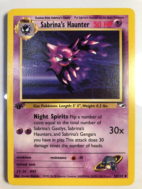 Sabrina's Haunter (uncommon) 1st Gym Heroes - MINT - ab 1.- | Kaufen auf Ricardo