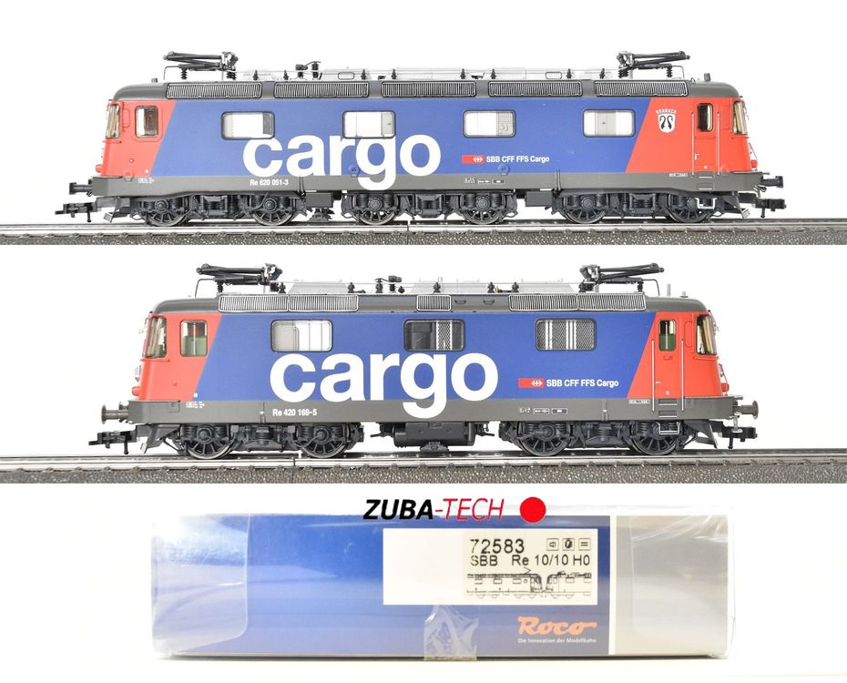Roco 72583 E-Lok Re 10/10 Arlesheim SBB Cargo H0 GS mit OVP | Kaufen ...