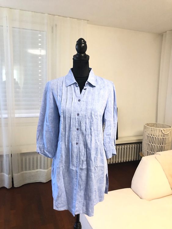 Marco Pecci Longbluse 100% Leinen | Kaufen auf Ricardo