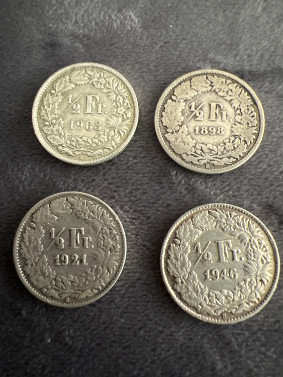 Silbermünze 4x50 (Gebraucht) in Höri für CHF 5.9 – mit Lieferung auf ...