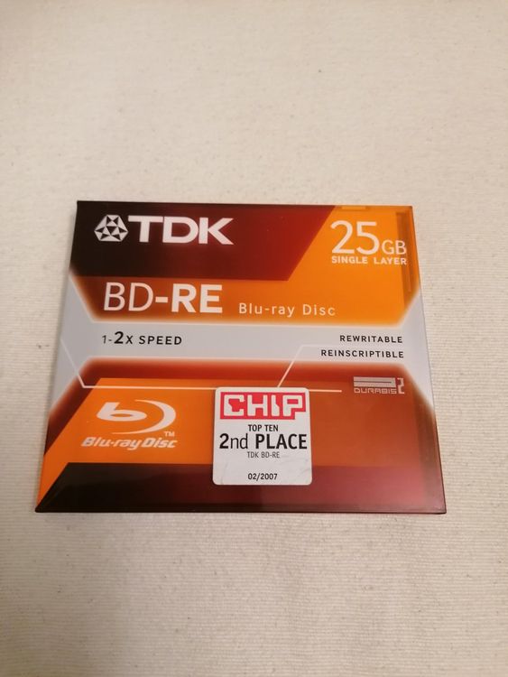 TDK Blu-ray Disk BD-RE Rewritable (Neu und originalverpackt) in Basel für CHF 4.5 – mit ...
