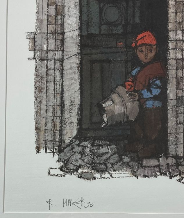 Rudolf Mirer (1937) Lithographie Handsigniert | Kaufen auf Ricardo