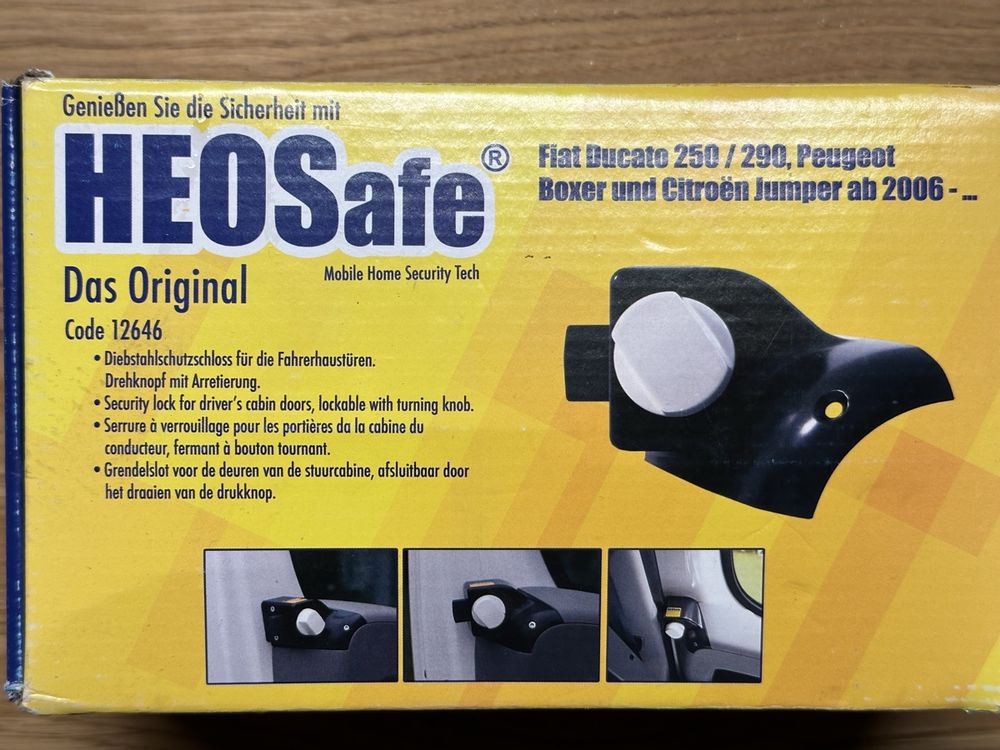 HEOSafe Türsicherung Fiat Ducato Peugeot Boxer (Gebraucht) in Hefenhofen für CHF 100 – mit ...