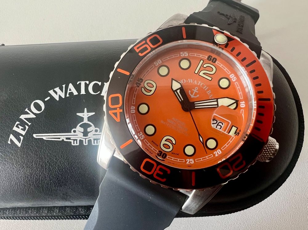 ZENO Airplane Diver Automatic, 500m water-resist., SRP 848.- (Neu und ...