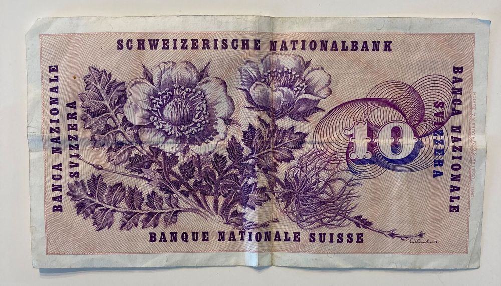 Chf 10 alte zehnernote zehnernötli | Kaufen auf Ricardo