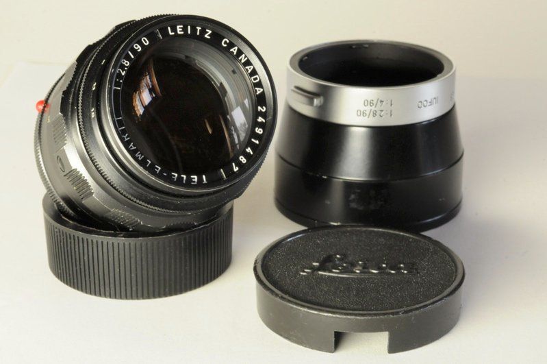 Leica M Tele-Elmarit 90mm 2.8f noir première version "Fat" (D'occasion ...
