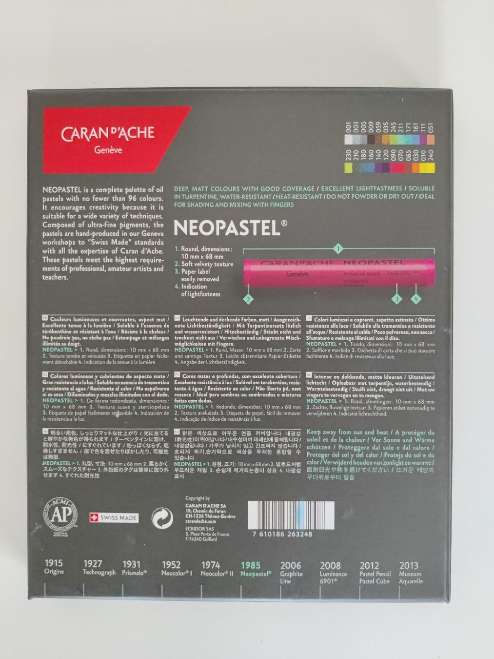 Caran d'Ache Artist, 22 Neopastel Oil Pastels (Gebraucht) in Uster für ...