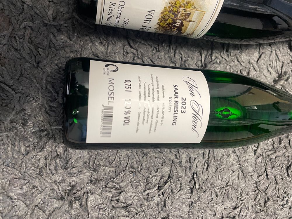 Limitiert, Rarität 1x Riesling Spätlese von Hövel 1988 750ML (Gebraucht ...