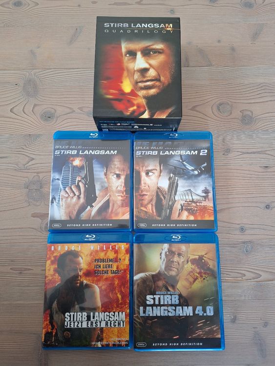 Stirb Langsam-Quadrilogie auf Blu-ray inkl. Box | Kaufen auf Ricardo