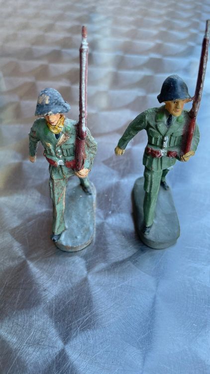 Schweiz Armee - 2 Soldaten - Elastolin Figur (Gebraucht) in Glattfelden für CHF 12.95 – mit ...