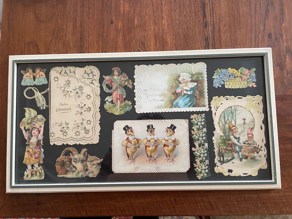 Poesiealbum Glanzbilder hinter Glas | Kaufen auf Ricardo