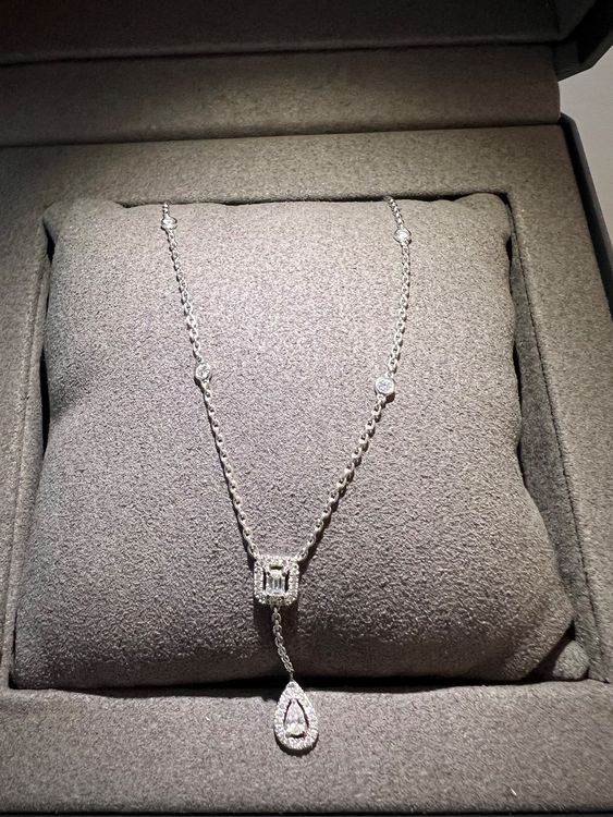 necklace MESSIKA MY TWIN TIE white gold diamonds | Kaufen auf Ricardo