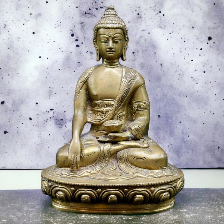 Ancienne statue Bouddha Tibétain Shakyamuni bronze XIXe s. | Kaufen auf Ricardo