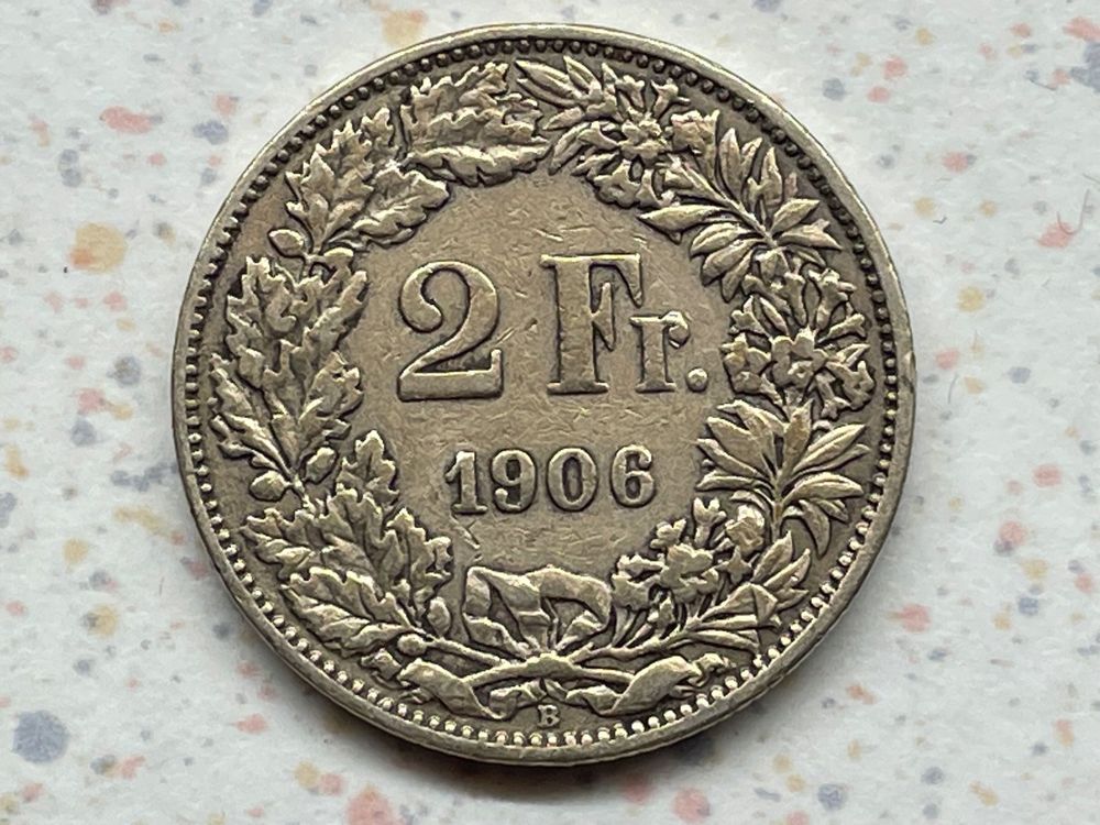 1906 2 Franken uralter Jahrgang !! rar !! (Gebraucht) in Winterthur für CHF 7 – mit Lieferung ...