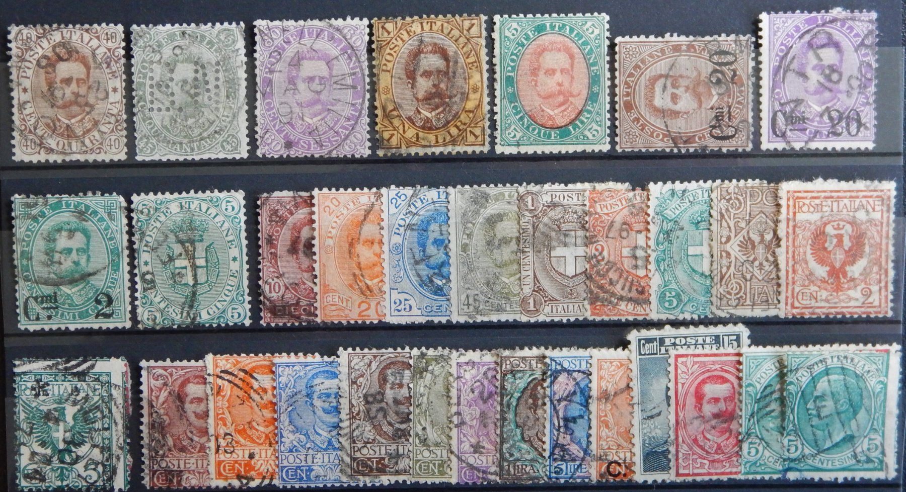 Italien ex. Kat. 50-88 */gest. 1889/1906 Kat. 160 Euro (D'occasion) à ...