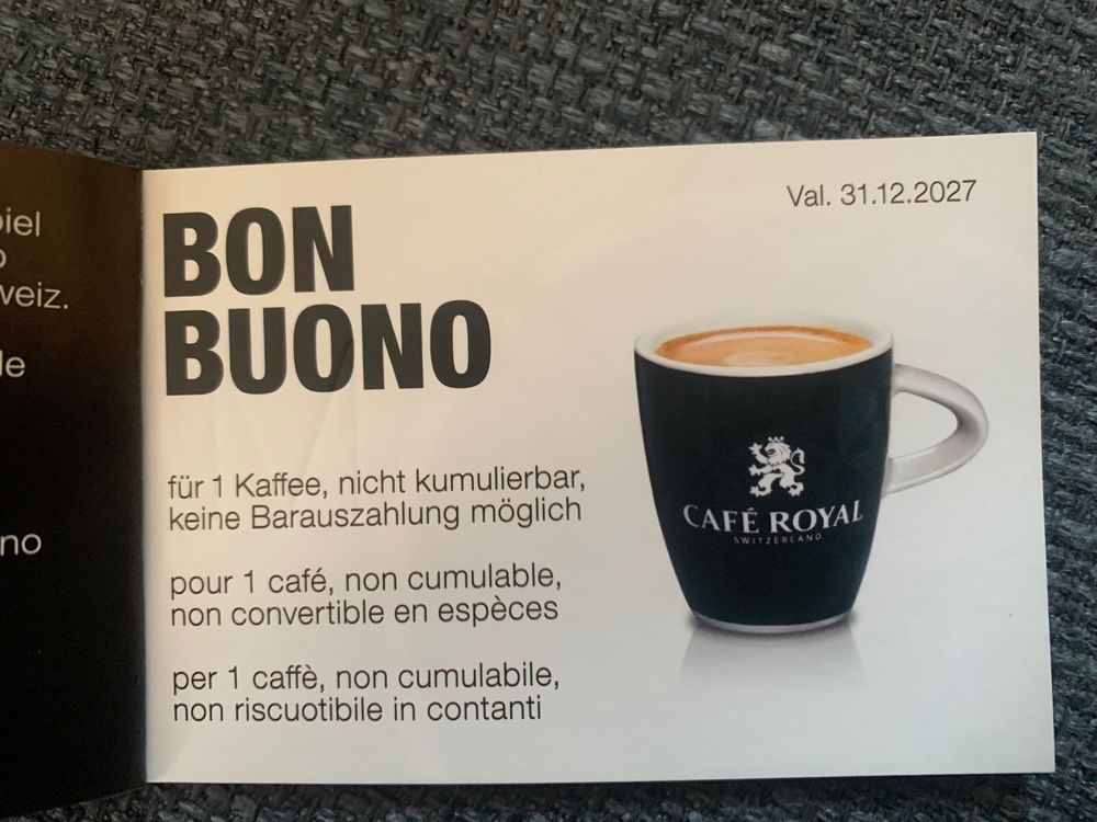 Carnet de bons cafés restaurant Migros | Kaufen auf Ricardo