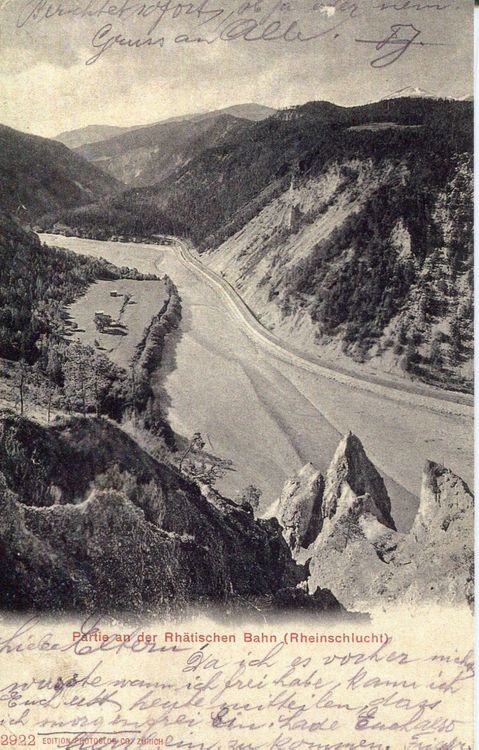 RHÄT. BAHN - RHEINSCHLUCHT - Laser-Repro (Gebraucht) in Chur für CHF 2 ...