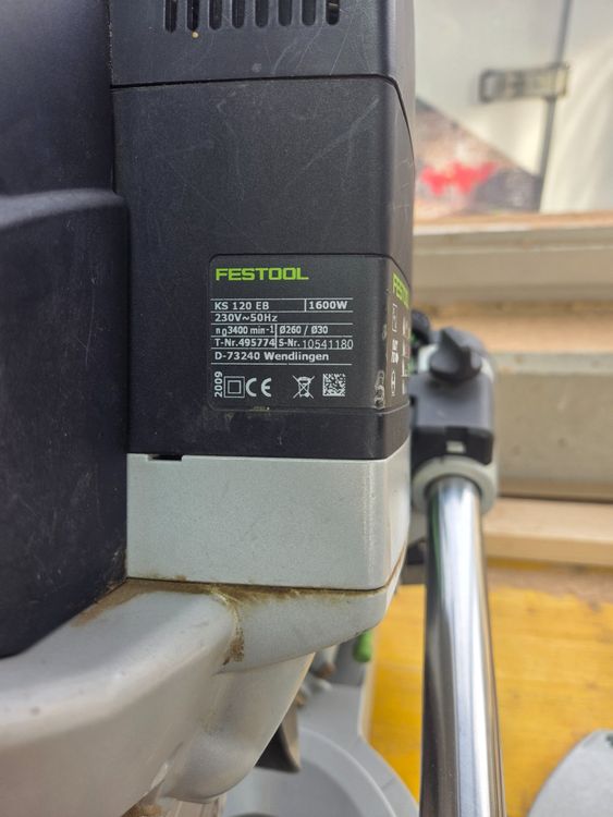 Scie circulaire Festool KS 120 EB avec Châssis Festool UG-KA (Gebraucht ...