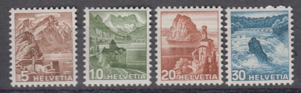 Landschaftsbilder 1948: Rollenmarken ** - Kat. 320.-- | Kaufen auf Ricardo