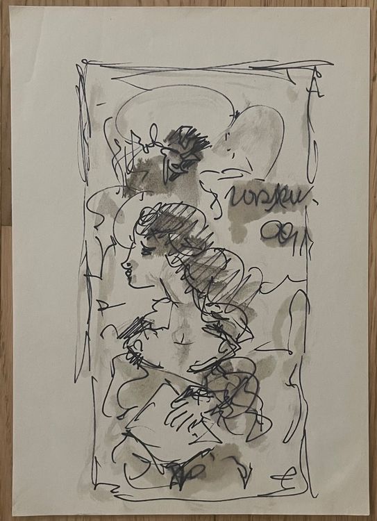 Sehr Interessante Mischtechnik Unl.Sig (Gebraucht) in Root für CHF 5 – mit Lieferung auf Ricardo ...