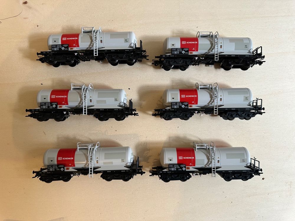 Märklin H0 46461 Kesselwagen 6-teilig neuwertig (Gebraucht) in Worben ...