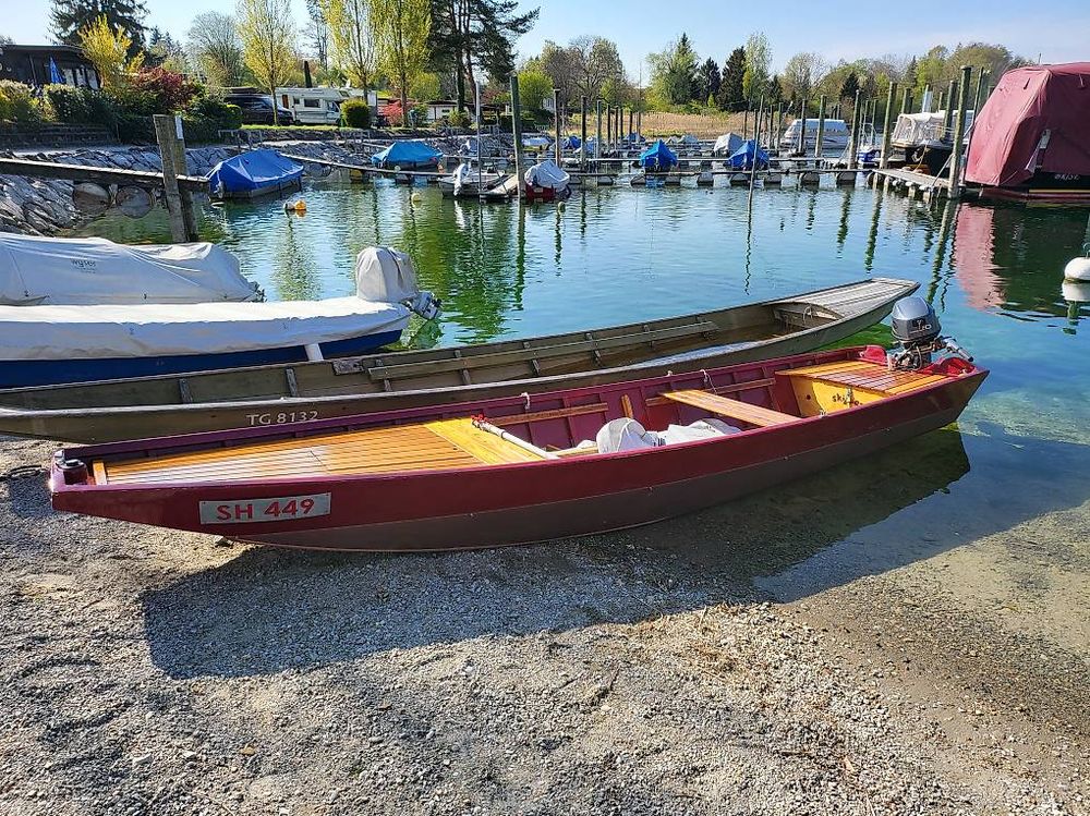 Motorboot / Weidling mit Bodenseezulassung und Trailer (Gebraucht) in ...