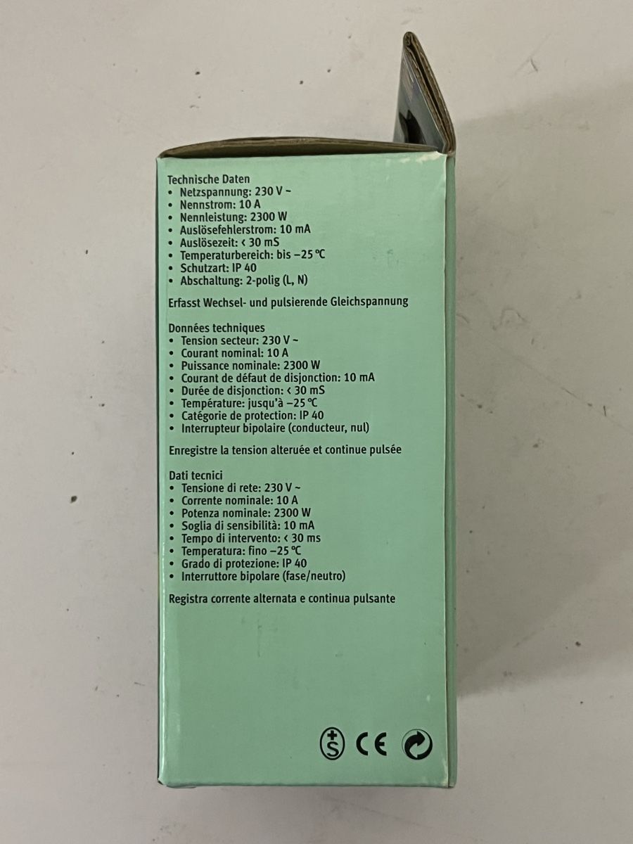 Fehlerstrom-Schutzschalter RCD T12/T13 Migros neu! (nik137) (Neu und ...