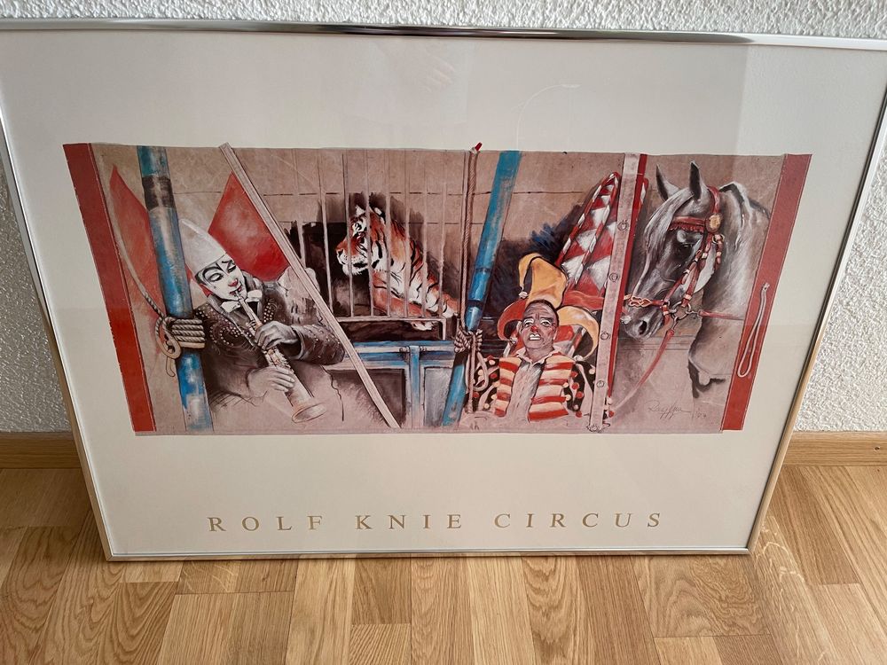 Rolf Knie Circus Bild Druck inkl Rahmen | Kaufen auf Ricardo