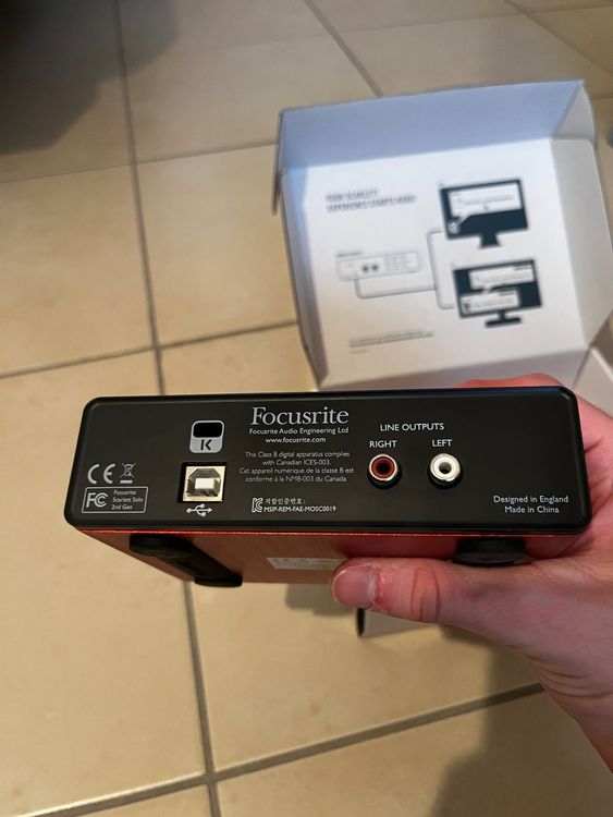 Focusrite Scarlett Solo 2nd Gen | Kaufen auf Ricardo