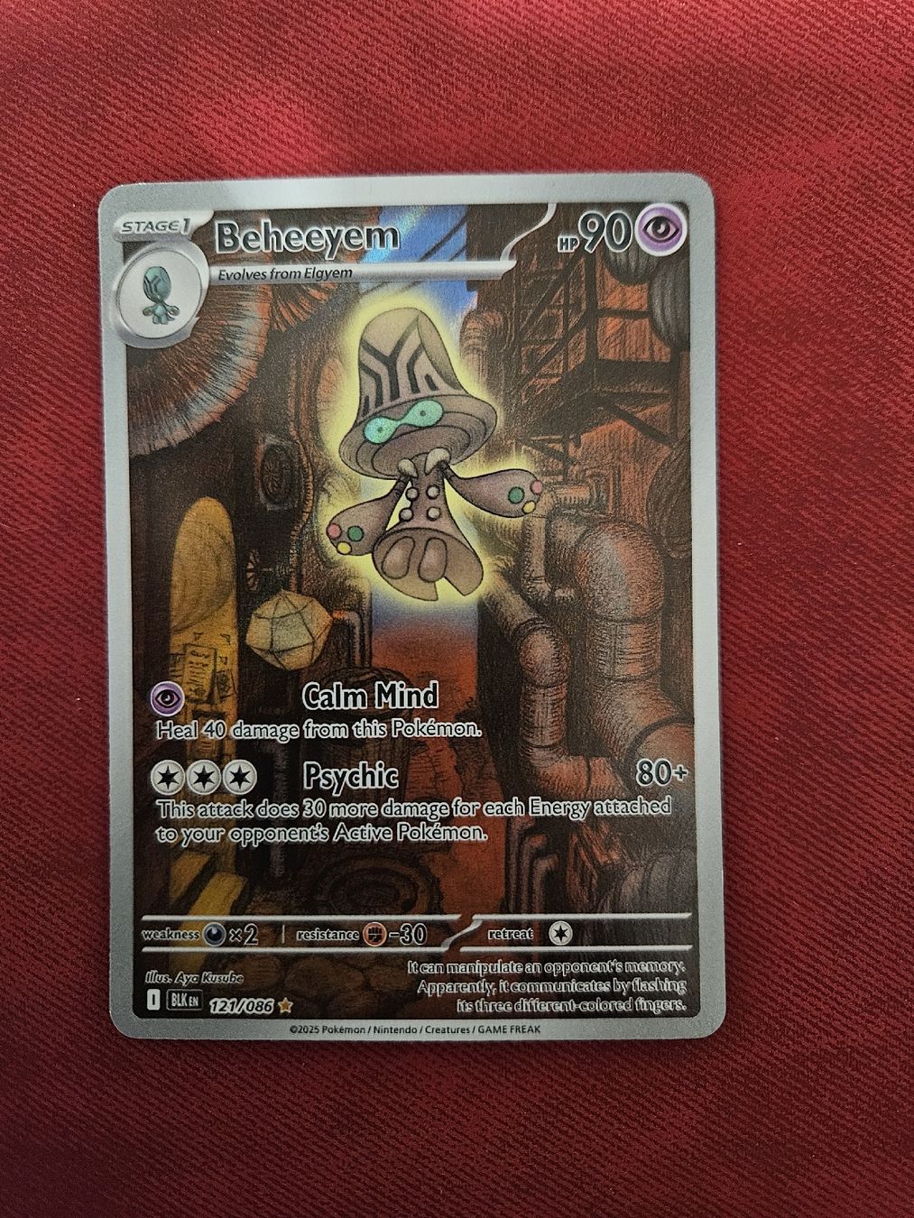 Beheeyem 121/086 Pokémon Black Bolt EN Ab 1.- (Neu (gemäss Beschreibung ...