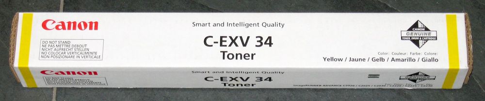 Original Canon Toner C-EXV 34 Gelb (3785B002) (Neu und originalverpackt) in Dübendorf für CHF 2 ...
