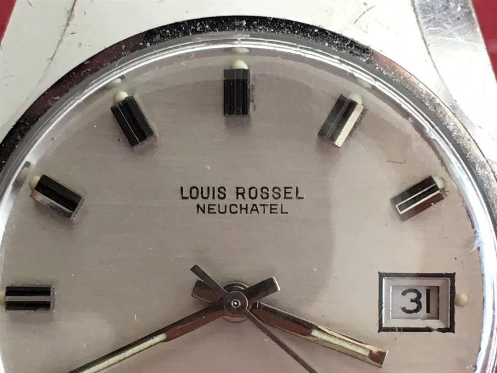 Automatik Herren Stahlband Uhr --> LOUIS ROSSEL - Neuchatel (Gebraucht ...