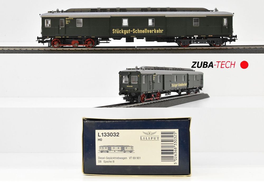 Liliput 133032 Dieseltriebwagen VT 69 DB H0 GS Analog OVP (Gebraucht ...