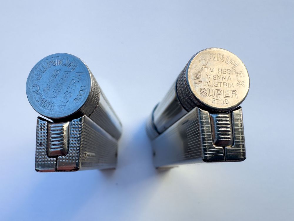 2 x IMCO Feuerzeug – Junior 6600 & Super 6700 – Vintage (Gebraucht) in Zürich für CHF 47 – mit ...