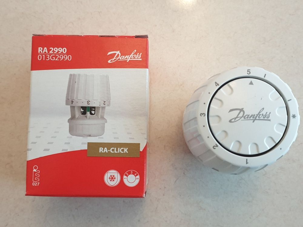 Danfoss Thermostatkopf RA2990 jetzt easy Heizkosten sparen! (Gebraucht ...