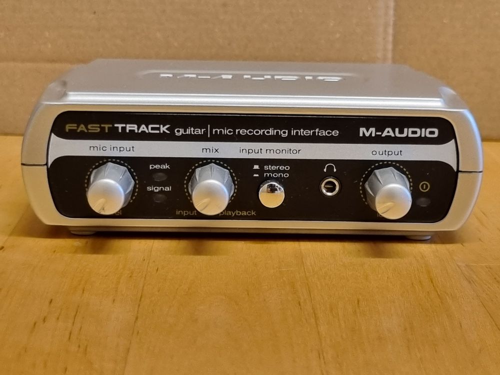 M-Audio Fast Track Guitar Mic USB Audio Interface (XLR) | Kaufen auf ...