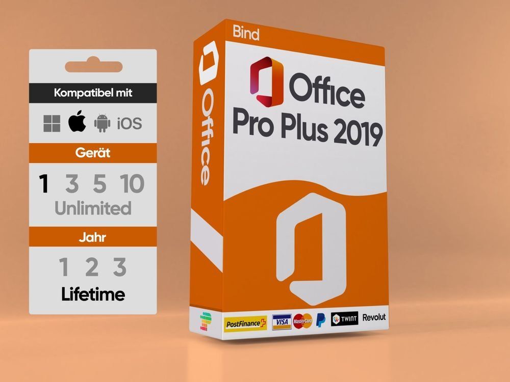 Microsoft Office 2019 Professional Plus/Bind/Lifetime Key (Gebraucht ...