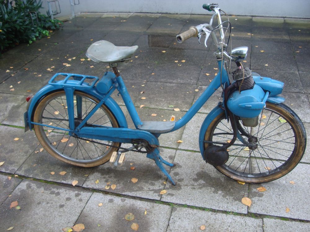 Blaues Pony Mofa / Töffli Retro Vintage Kult Oldtimer | Kaufen auf Ricardo