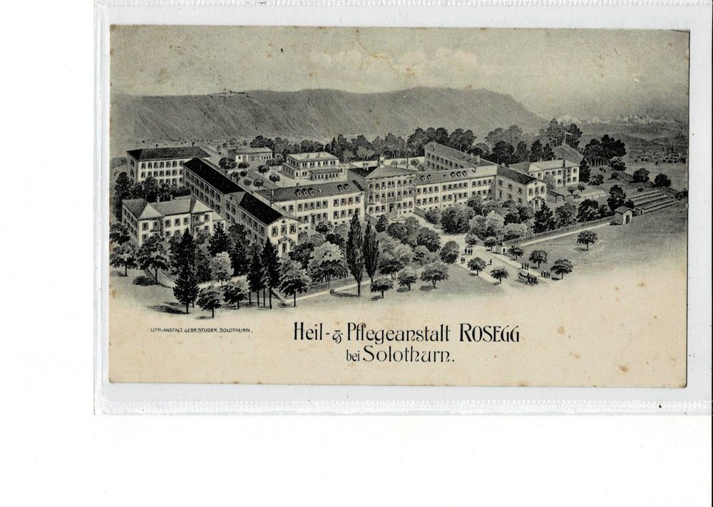 Heil-&Pflegeanstalt ROSEGG bei Solothurn SO gel. 1908! (Gebraucht) in ...