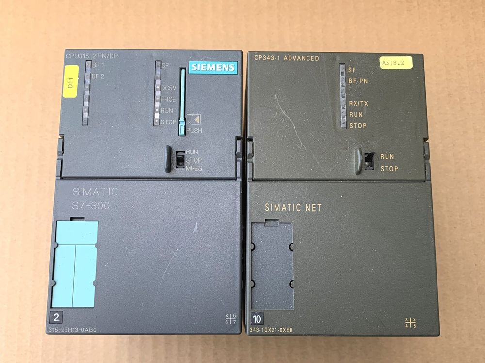 Siemens SPS CPU 315-2 PN/DP mit CP343-1 Advanced, MemoryCard (Gebraucht ...