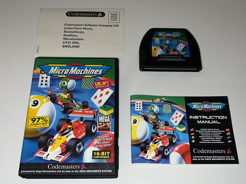 Sega Mega Drive Spiel - Micro Machines (OVP) | Kaufen auf Ricardo